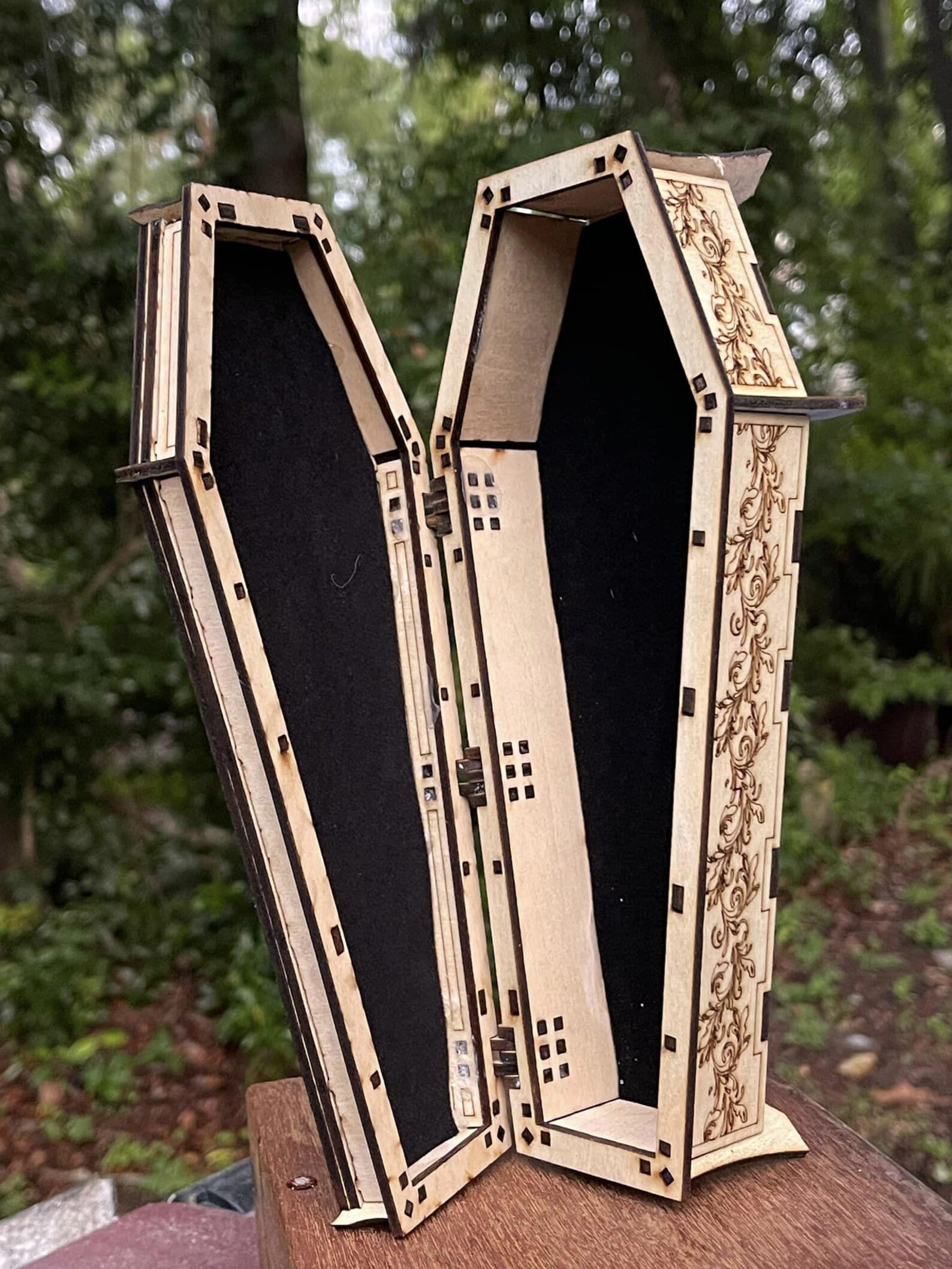 Digital Download Laser Cut Coffins/wooden Coffin/coffin Jewelry Box - Etsy