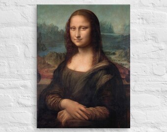 Leonardo Da Vinci's Portrait of Mona Lisa Del Giocondo (1503–1506 ...