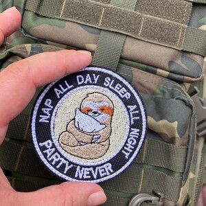 Nap All Day Patch - Etsy