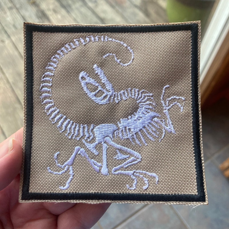 Velociraptor Iron Patch - Etsy
