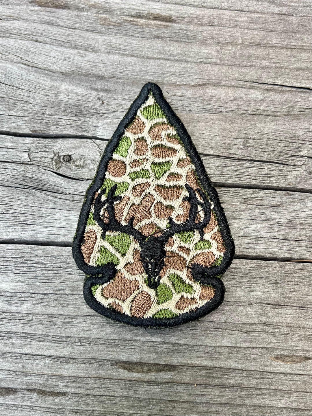 Deer Hunting Camo Arrowhead Patch: Iron on or Hook and Loop - Etsy