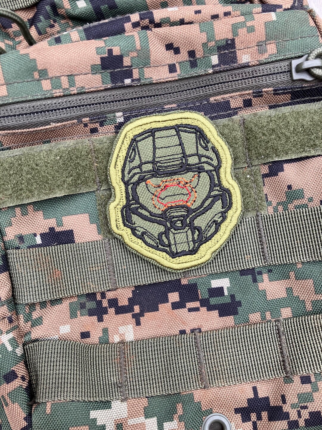 Green Helmet Patch - Etsy