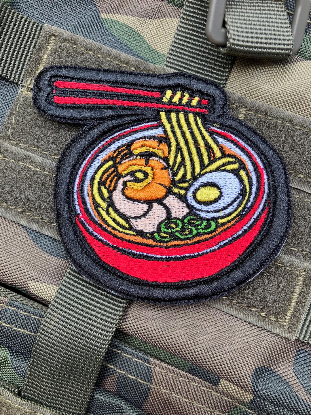 Ramen Patch With Cutout Border - Etsy