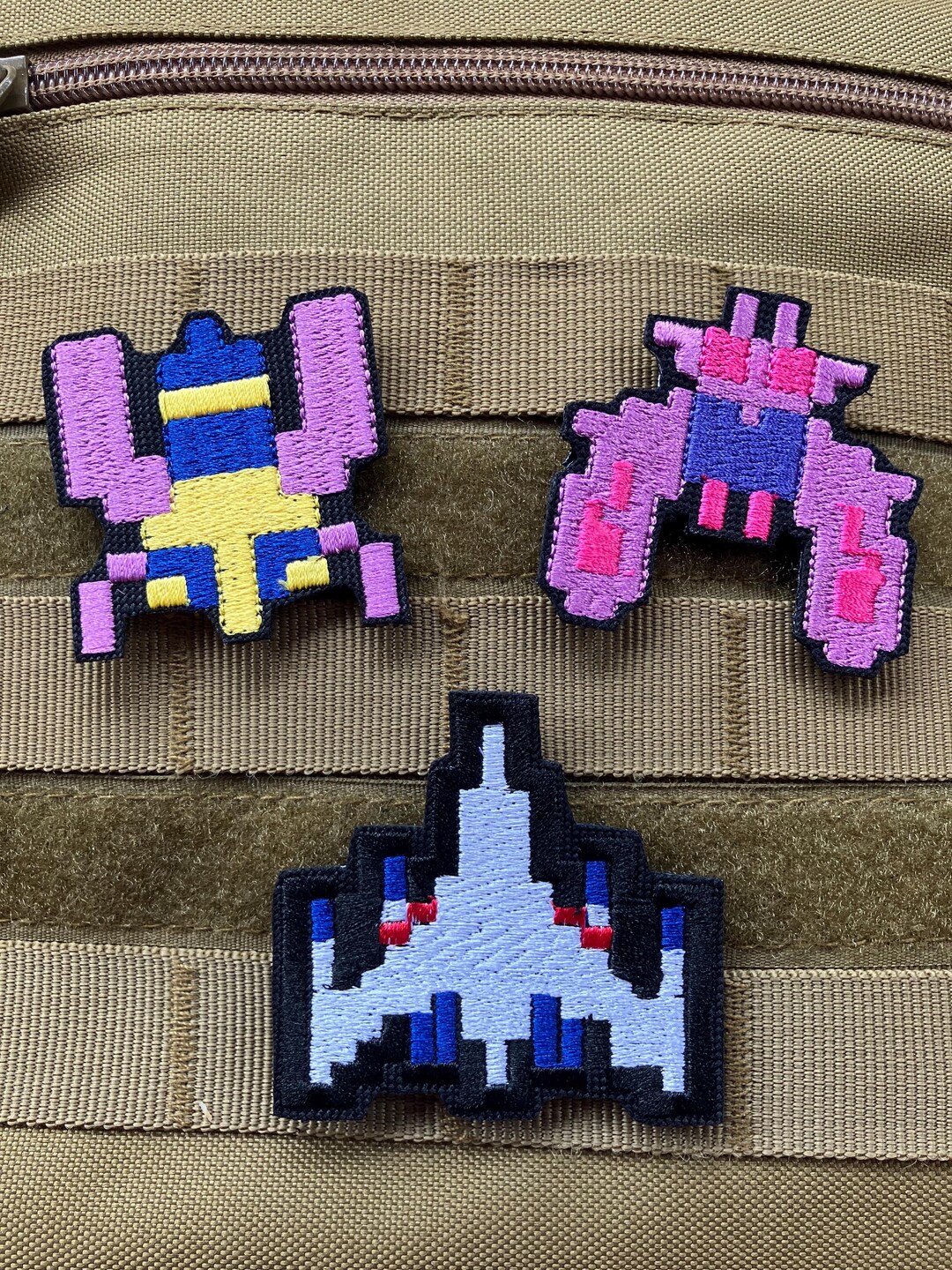 Set of Three Spaceship Patches - Etsy