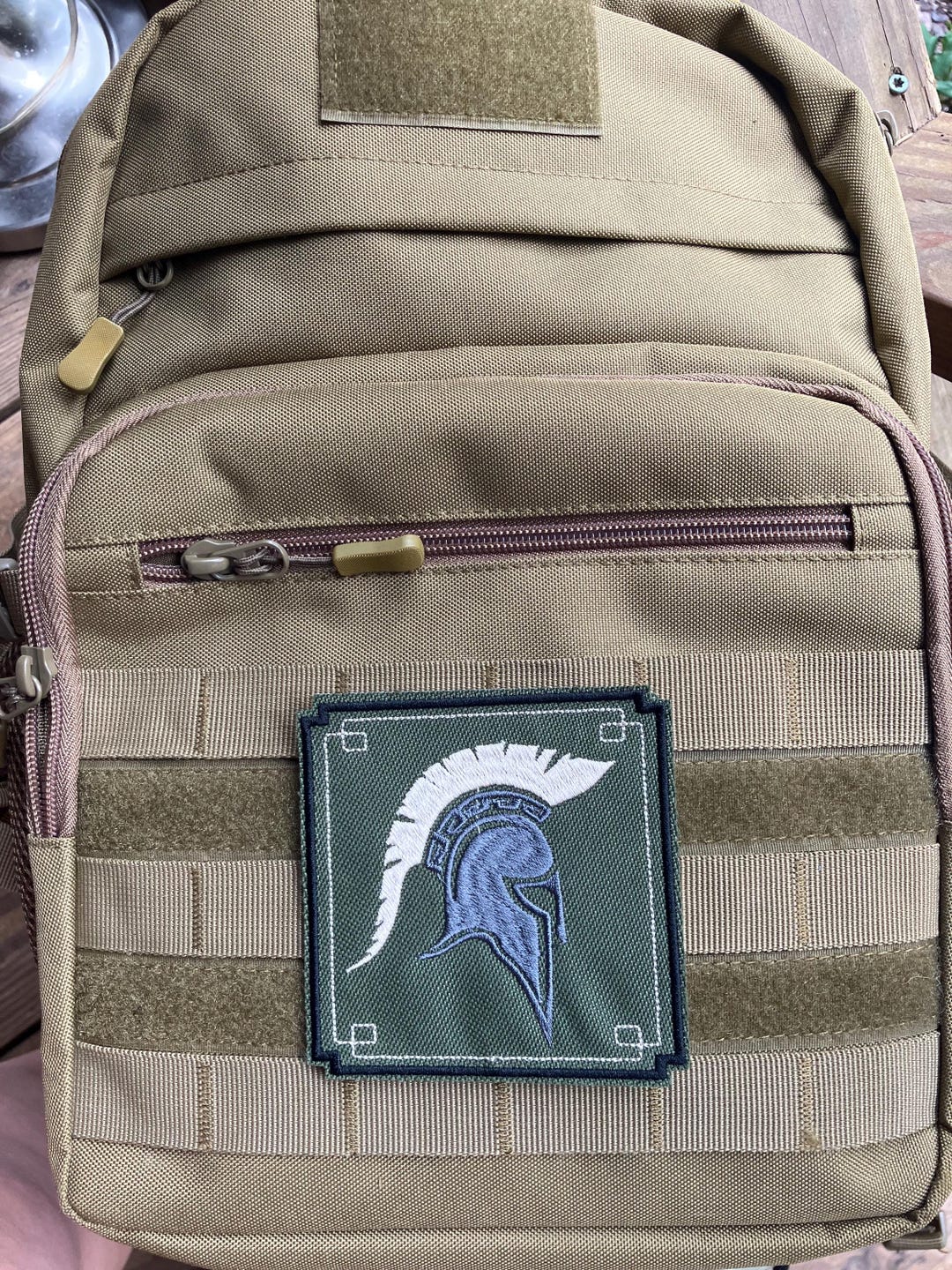 Spartan Helmet Patch - Etsy