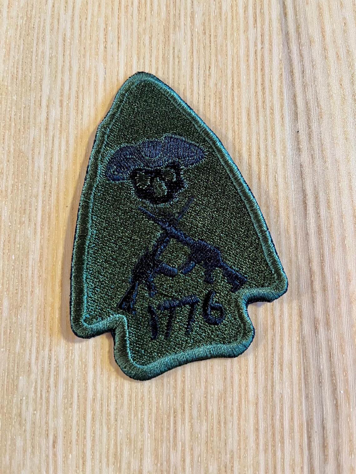 1776 Patch With Rifles for Hats, Bags, Jackets Patriotic Military - Etsy