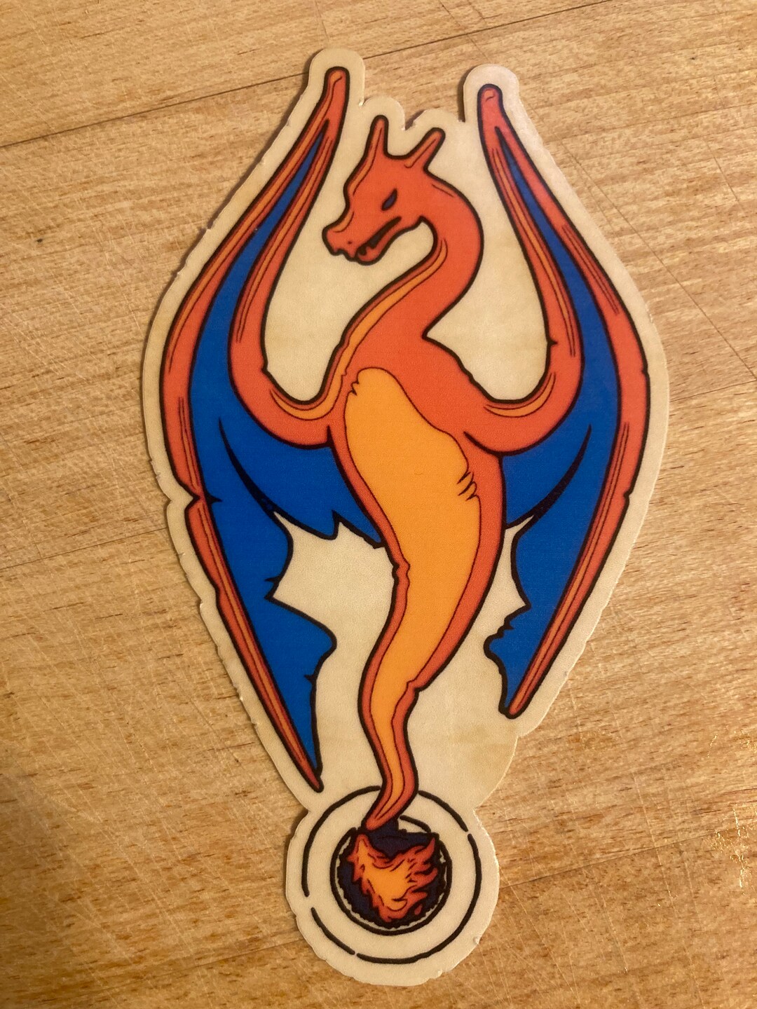 Charizard Skyrim Logo Sticker - Etsy