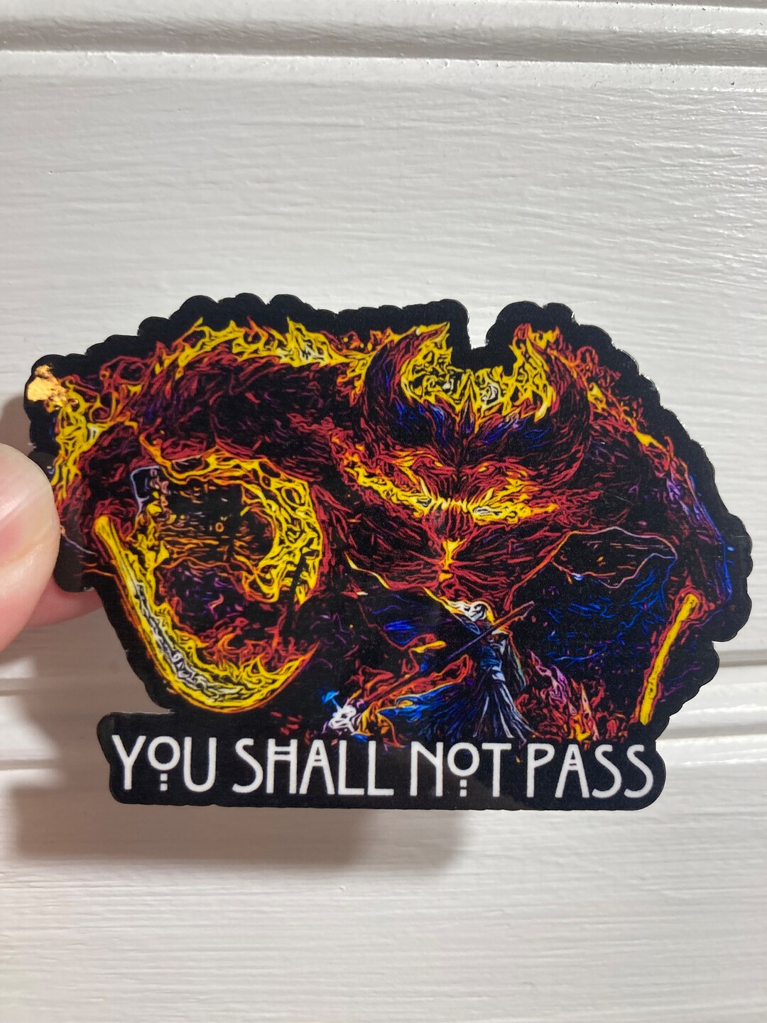 You Shall Not Pass Sticker - Etsy
