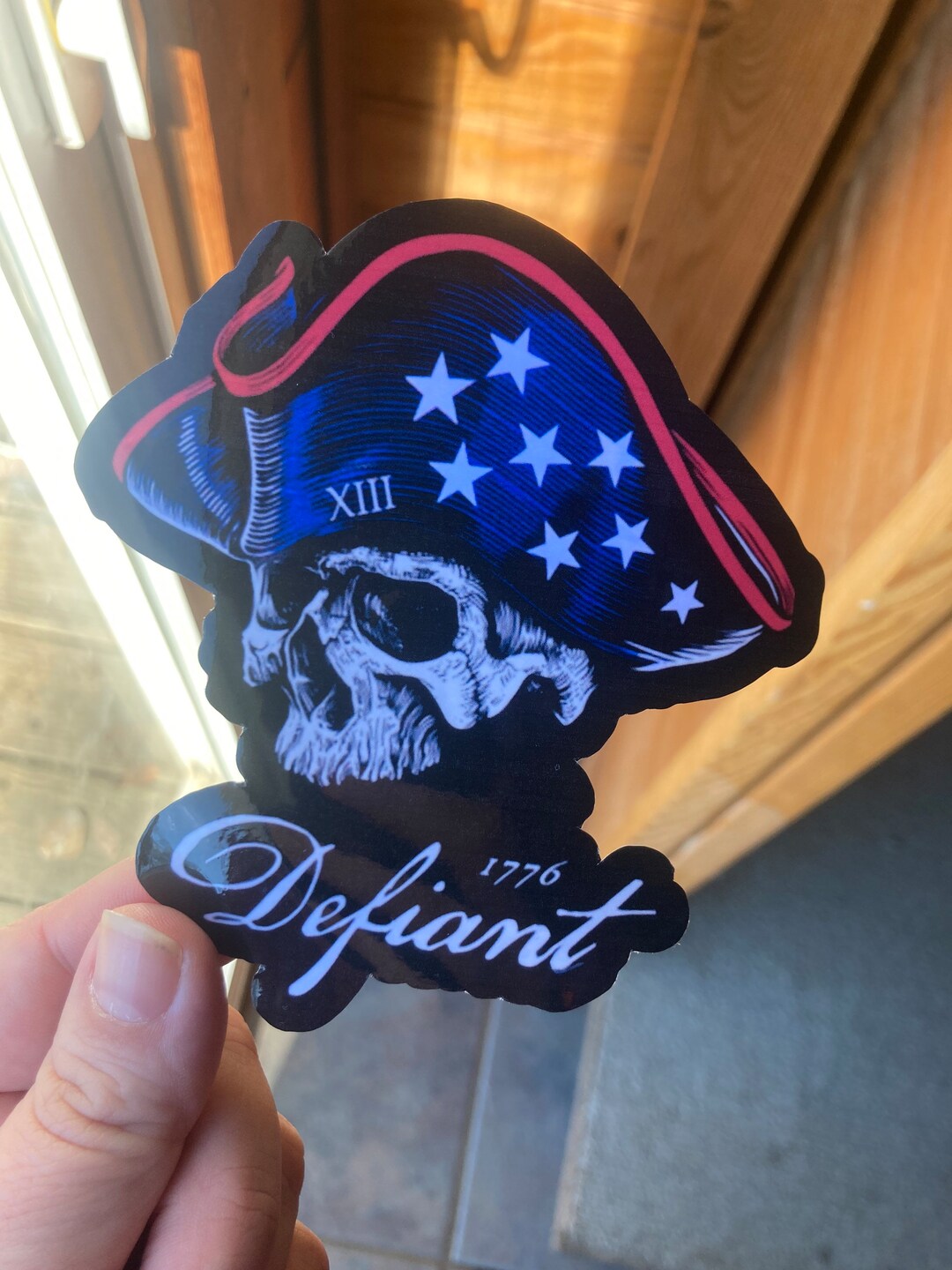 Patriotic Defiant Sticker - Etsy