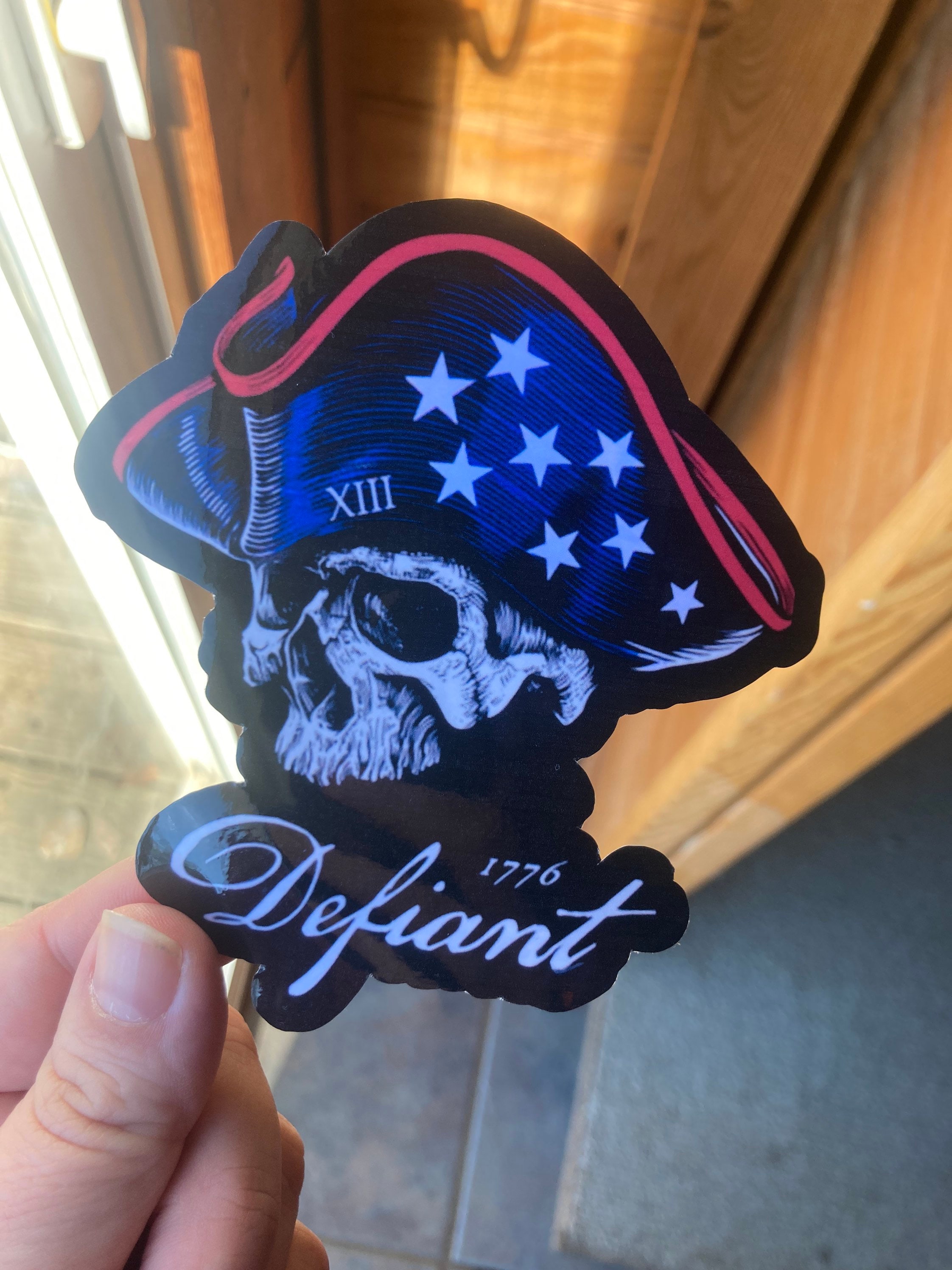 Patriotic Defiant Sticker - Etsy