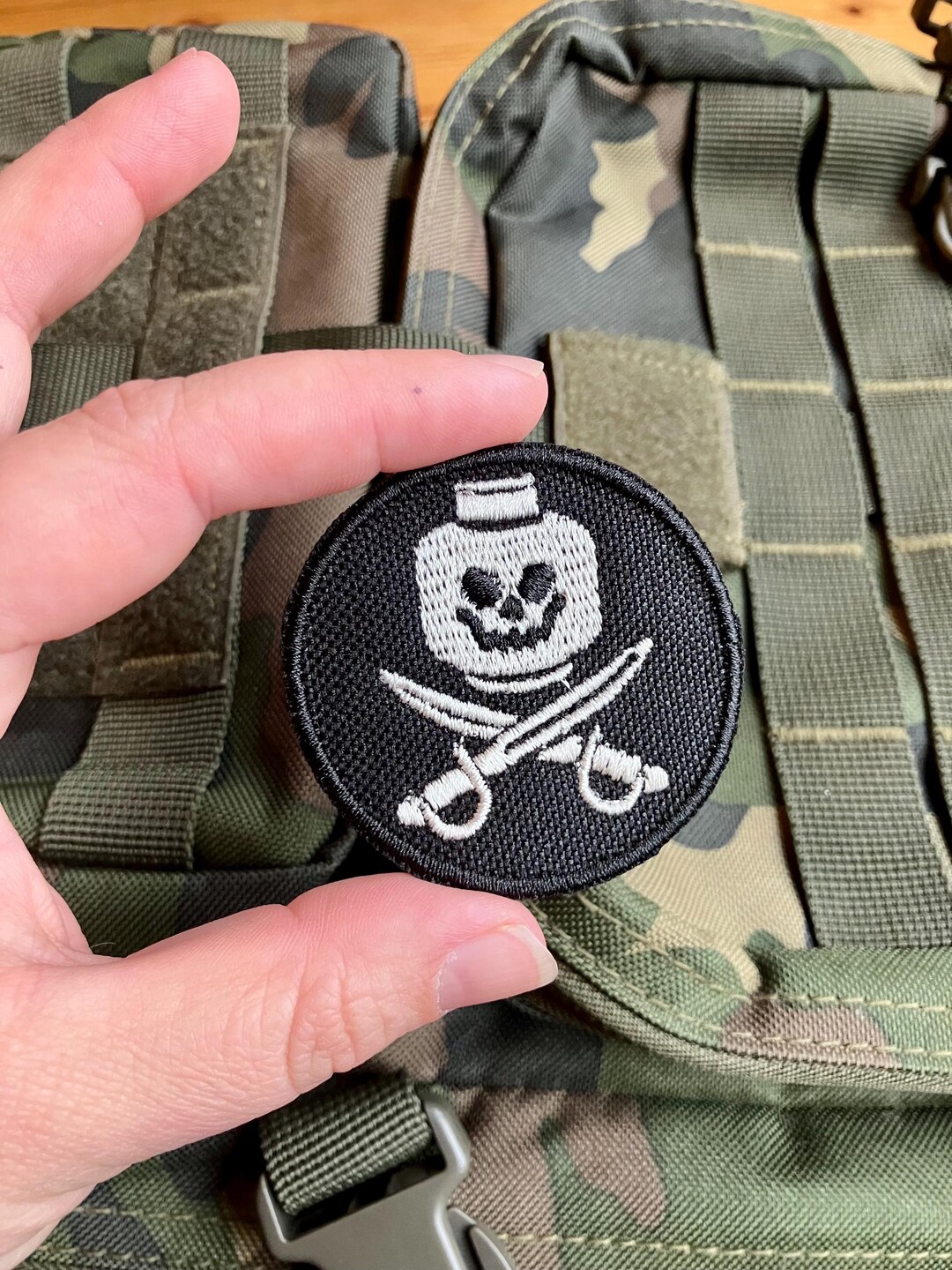 Skull and Swords Patch Pirate Skull and Crossbones - Etsy