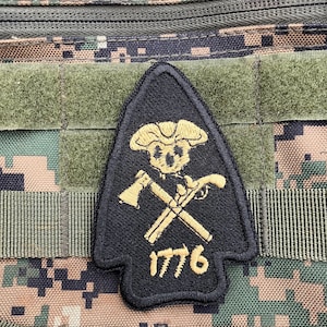 1776 Patch (black and Tan) - Etsy