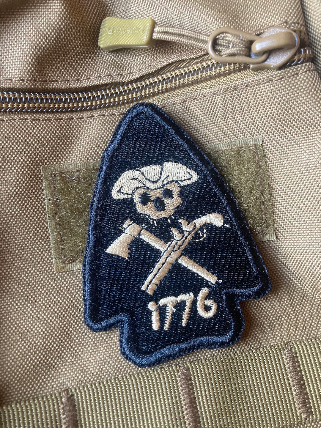 1776 Patch (black and Tan) - Etsy