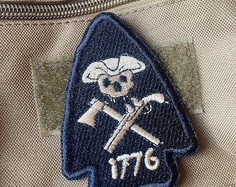 Defiant 1776 Skull Patch - Etsy