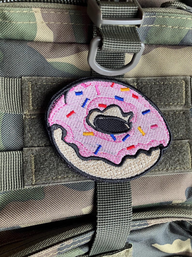 Donut Patch for Hats, Dog Vests, Jackets, Bags - Etsy