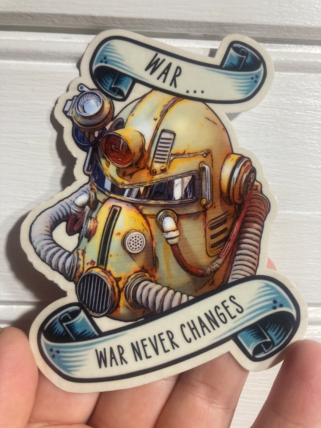 War Never Changes Sticker - Etsy