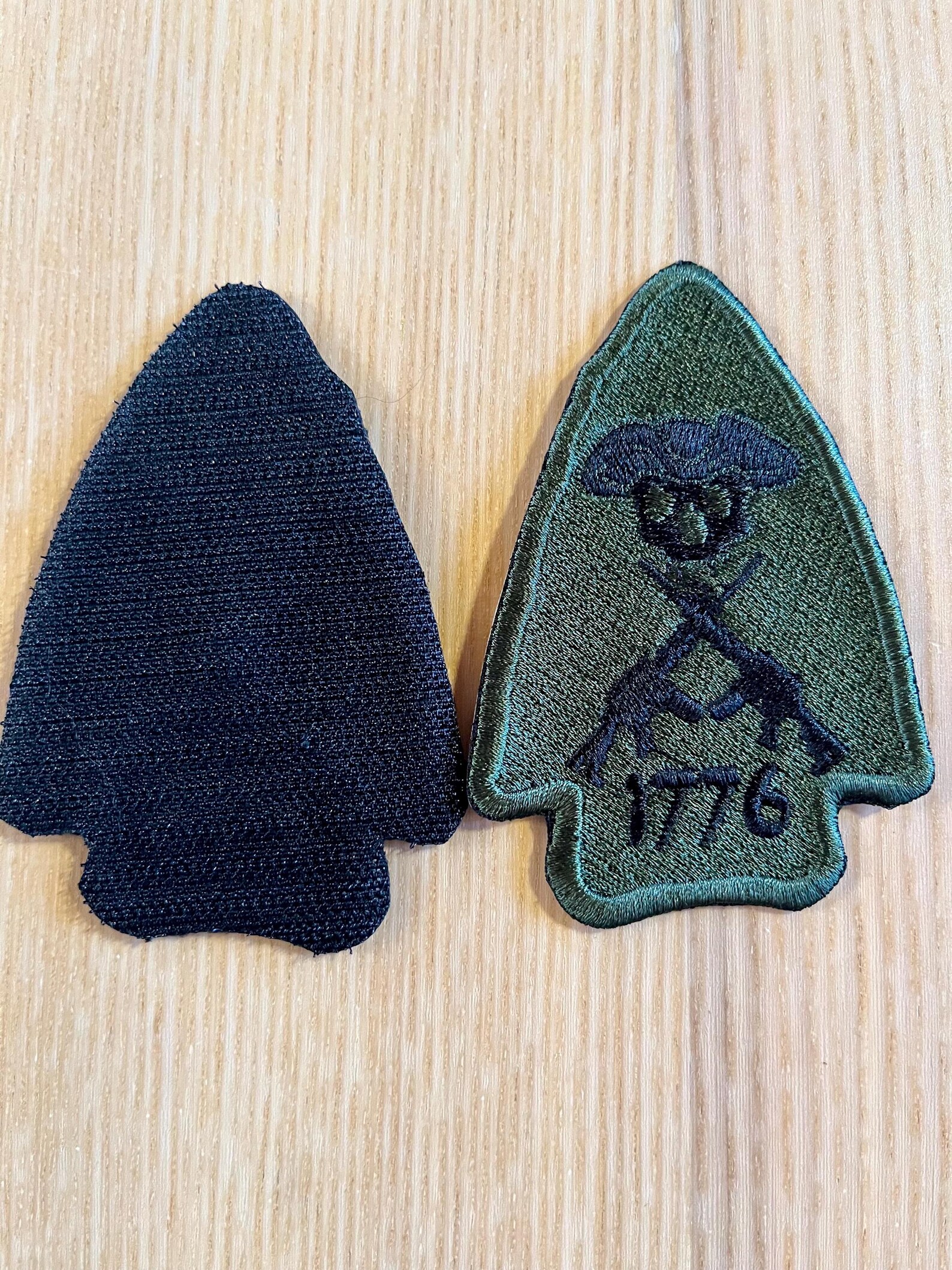 1776 Patch With Rifles for Hats, Bags, Jackets Patriotic Military - Etsy