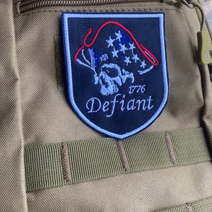 Defiant 1776 Skull Patch - Etsy