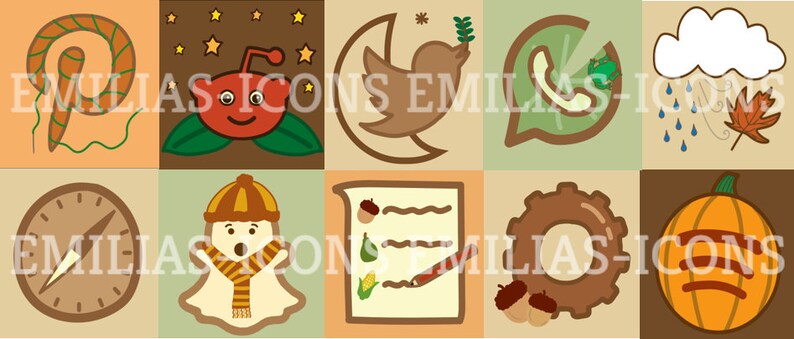 ORIGINAL Autumn / Fall Aesthetic IOS 14 App Icon Pack - Etsy