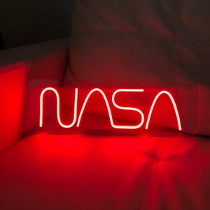 Nasa Space Neon Sign for Home Design - Etsy