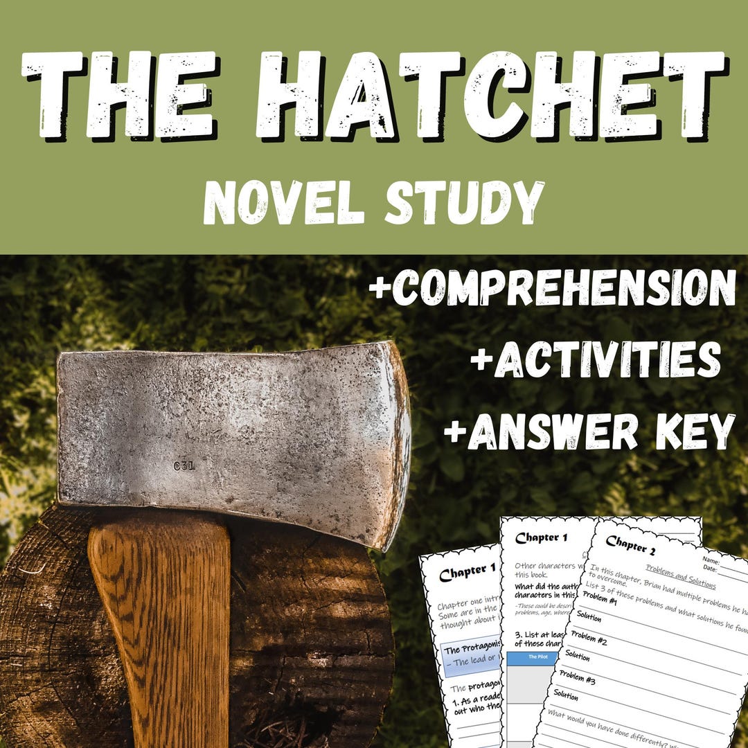 Hatchet Novel Study - Etsy