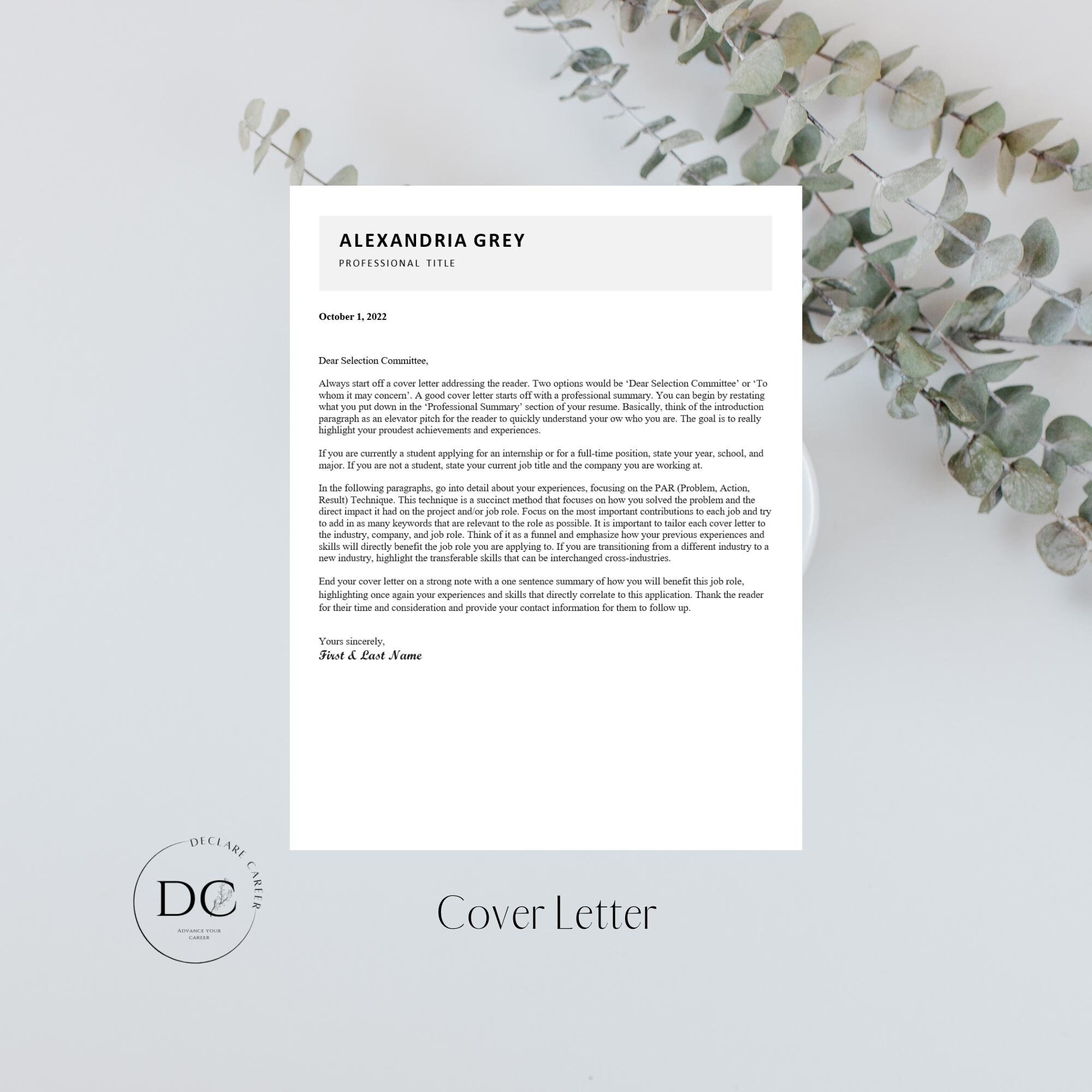 Resume Template AST Friendly, Resume Template for Students, Resume ...