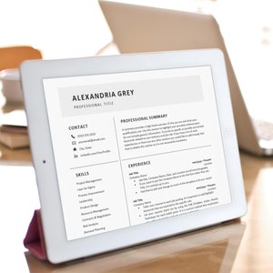 Resume Template AST Friendly, Resume Template for Students, Resume ...