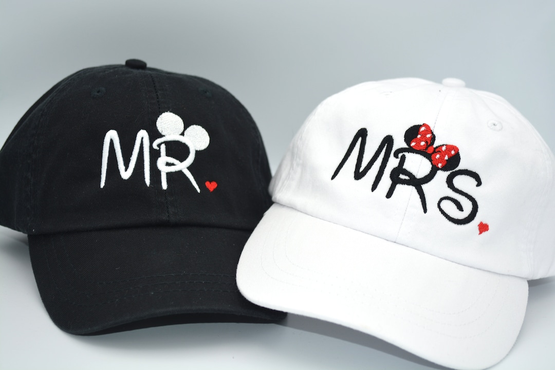Mrs Mr Cap, Mouse Ears Hat, Honeymooning Cap Ears Hat Ears Baseball Cap ...
