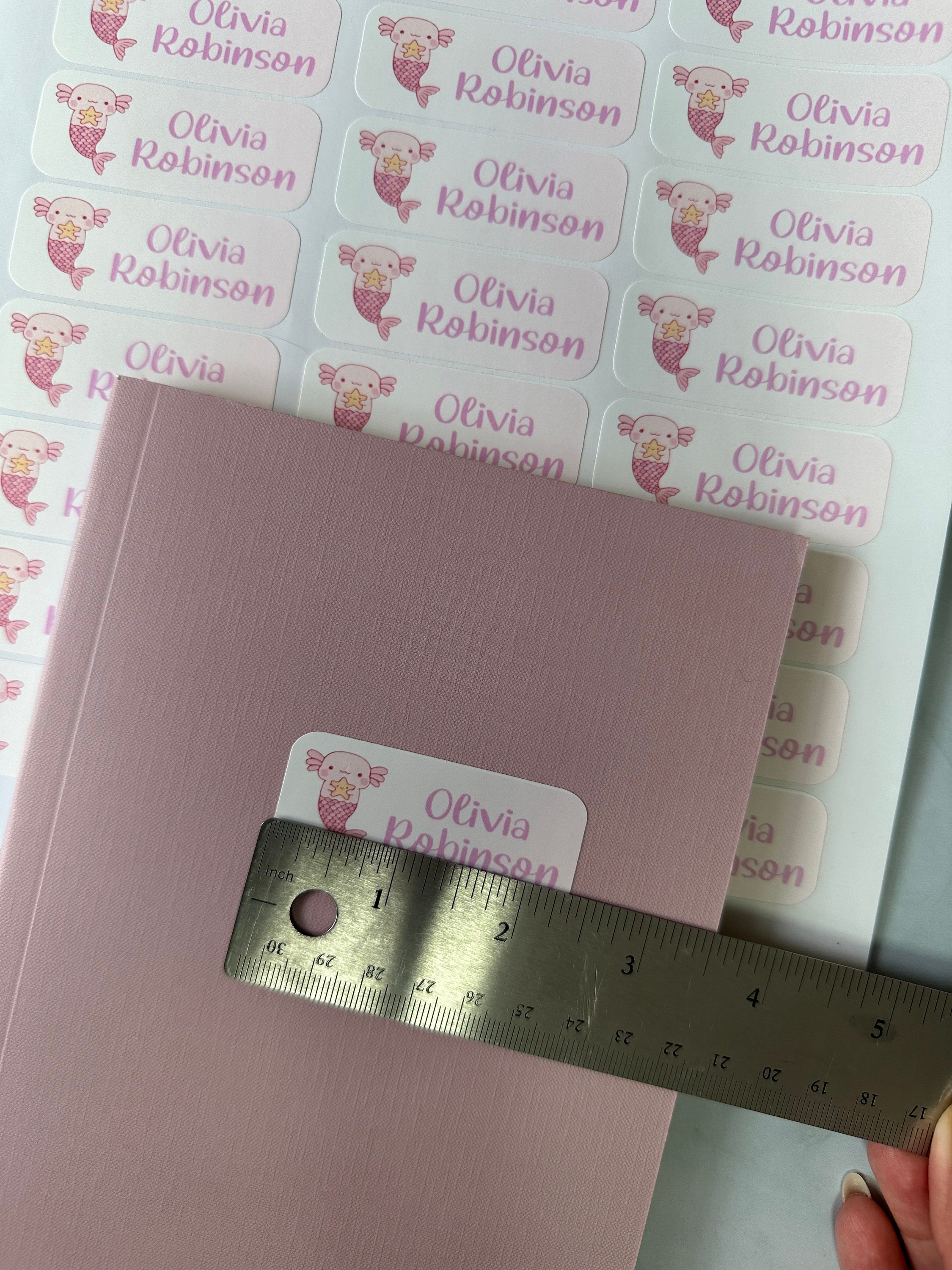 Adorable Axololt Label, Party Decor Label, Axolotl Mermaid Valentine ...