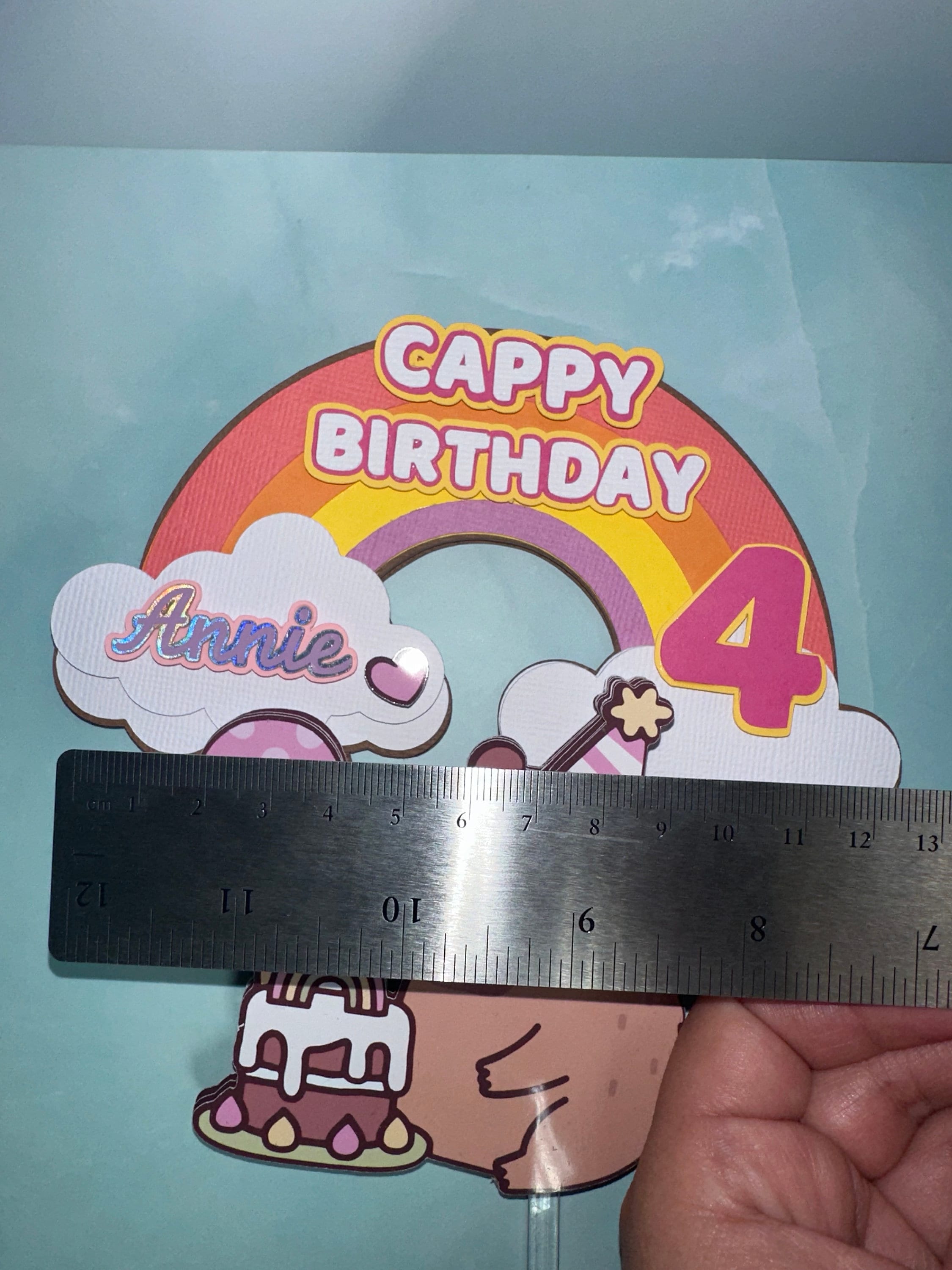 Capybara Cake Topper,capybara Birthday,capybara Party,capybara Cupcake ...