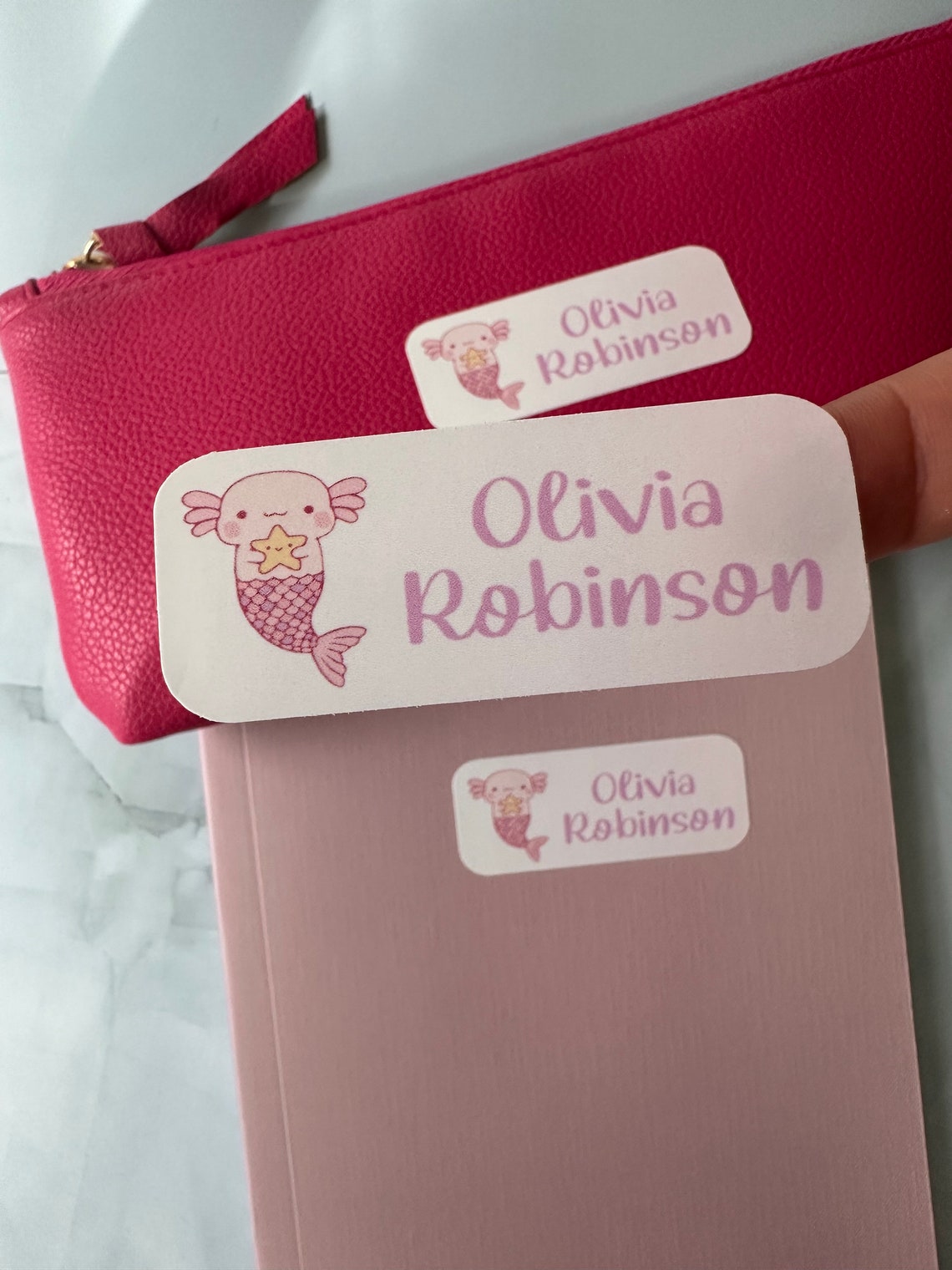 Adorable Axololt Label, Party Decor Label, Axolotl Mermaid Valentine ...