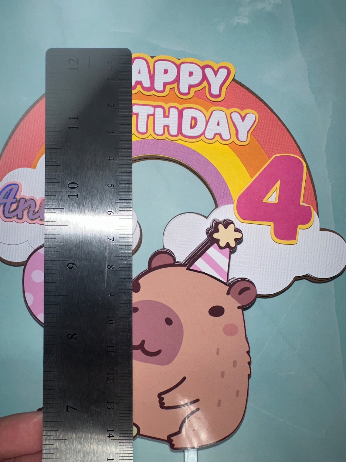 Capybara Cake Topper,capybara Birthday,capybara Party,capybara Cupcake ...