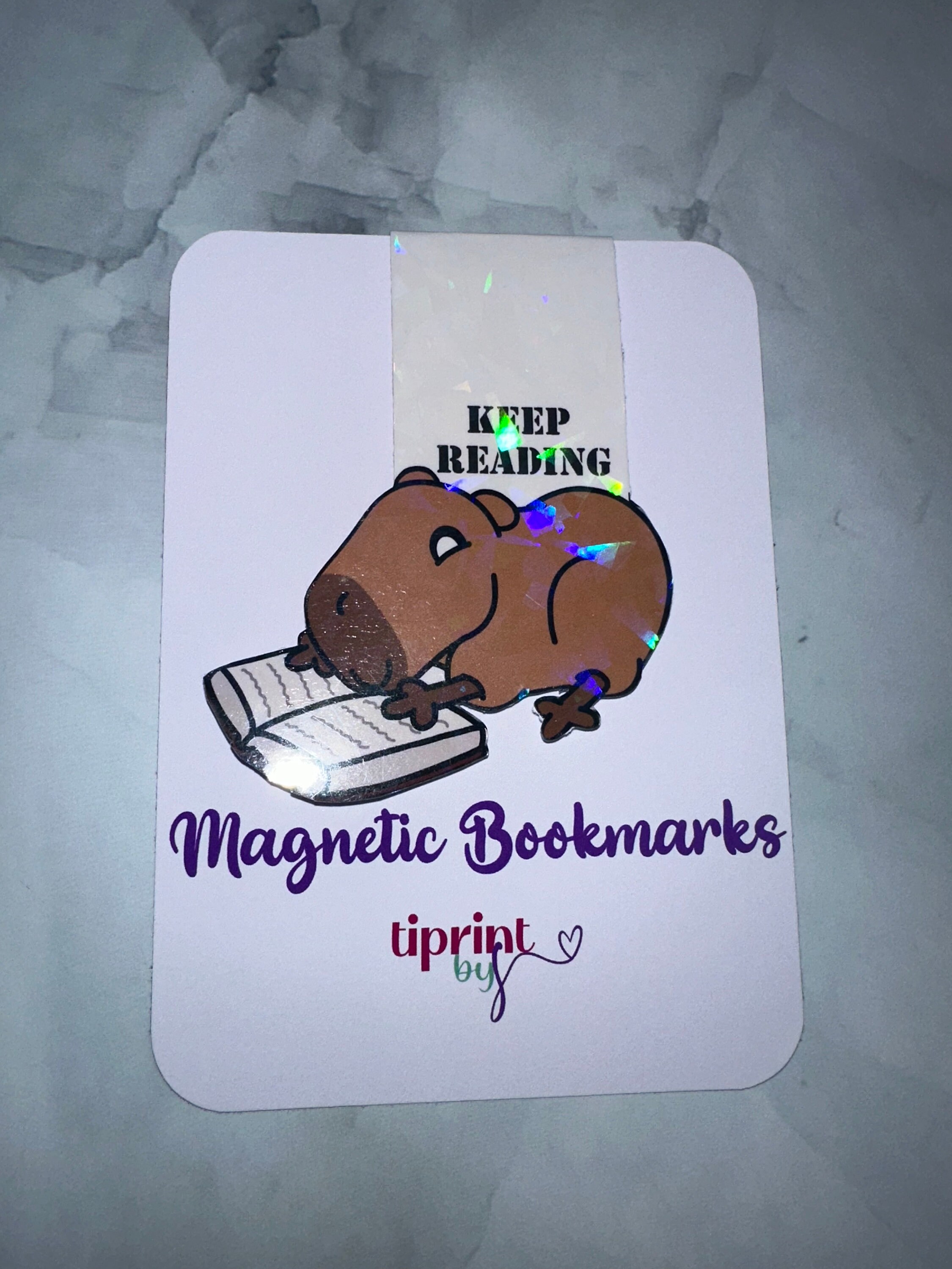 Capybara Magnetic Bookmarkscapybara Holographic - Etsy