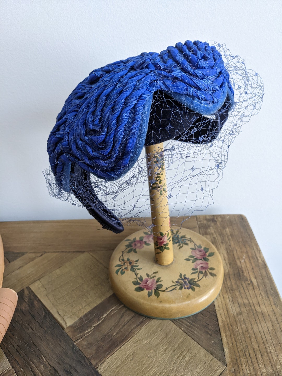Vintage Royal Blue Cap - Etsy