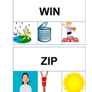 Short I CVC Words - Etsy