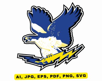 Flying Falcon Svg - Etsy