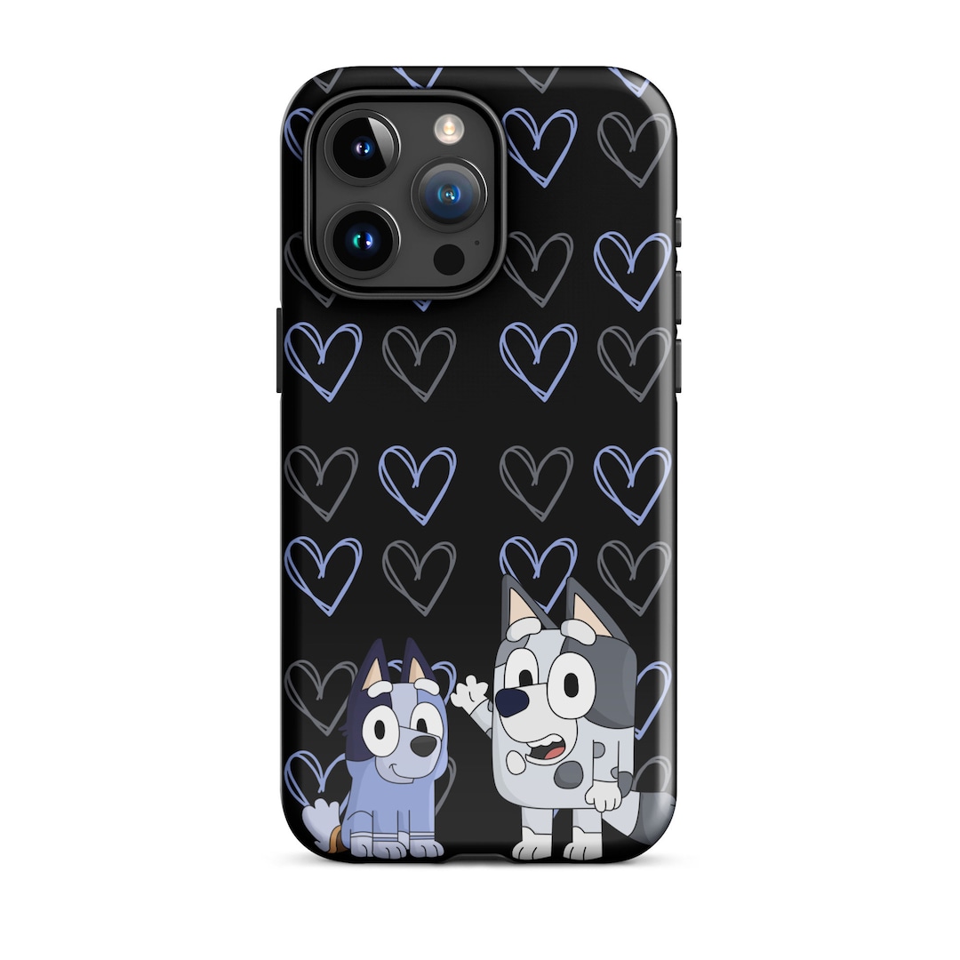 Bluey and Bingo iPhone Case, Cartoon Character Phone Cover, Kids Phone ...