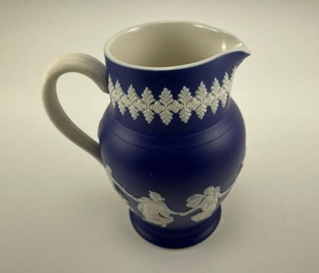 Vintage Dudson Hanley Jasperware Pitcher Canada's First Subway - Etsy