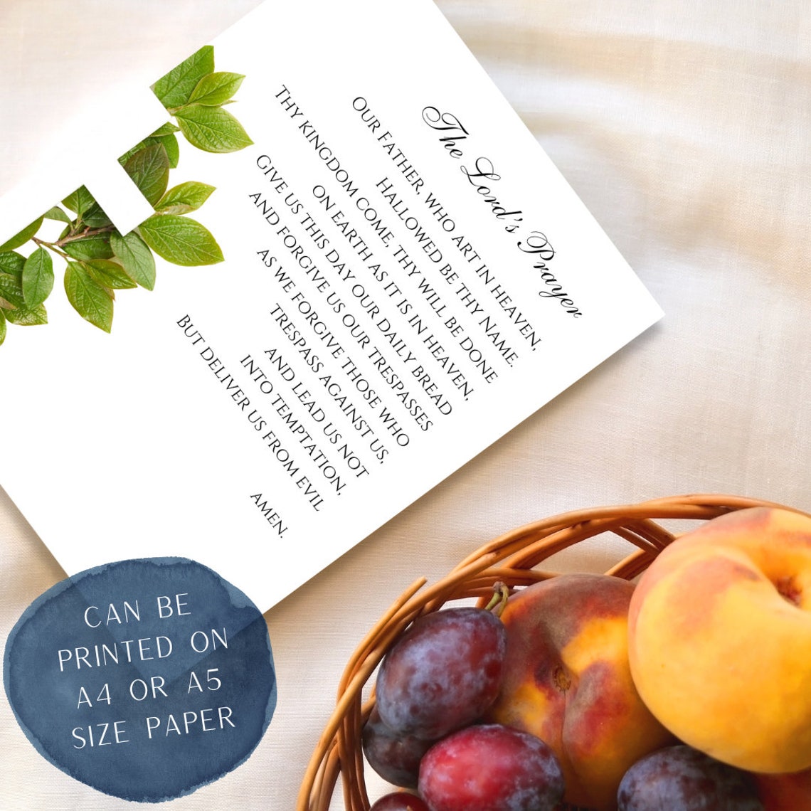 Prayer Card Bundle, Prayer Memorization, the Lord's Prayer and the ...