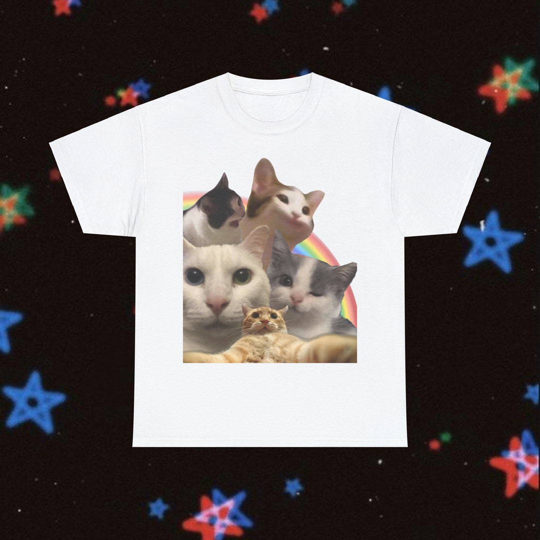 Meme Cat Shirt, Tee - Etsy