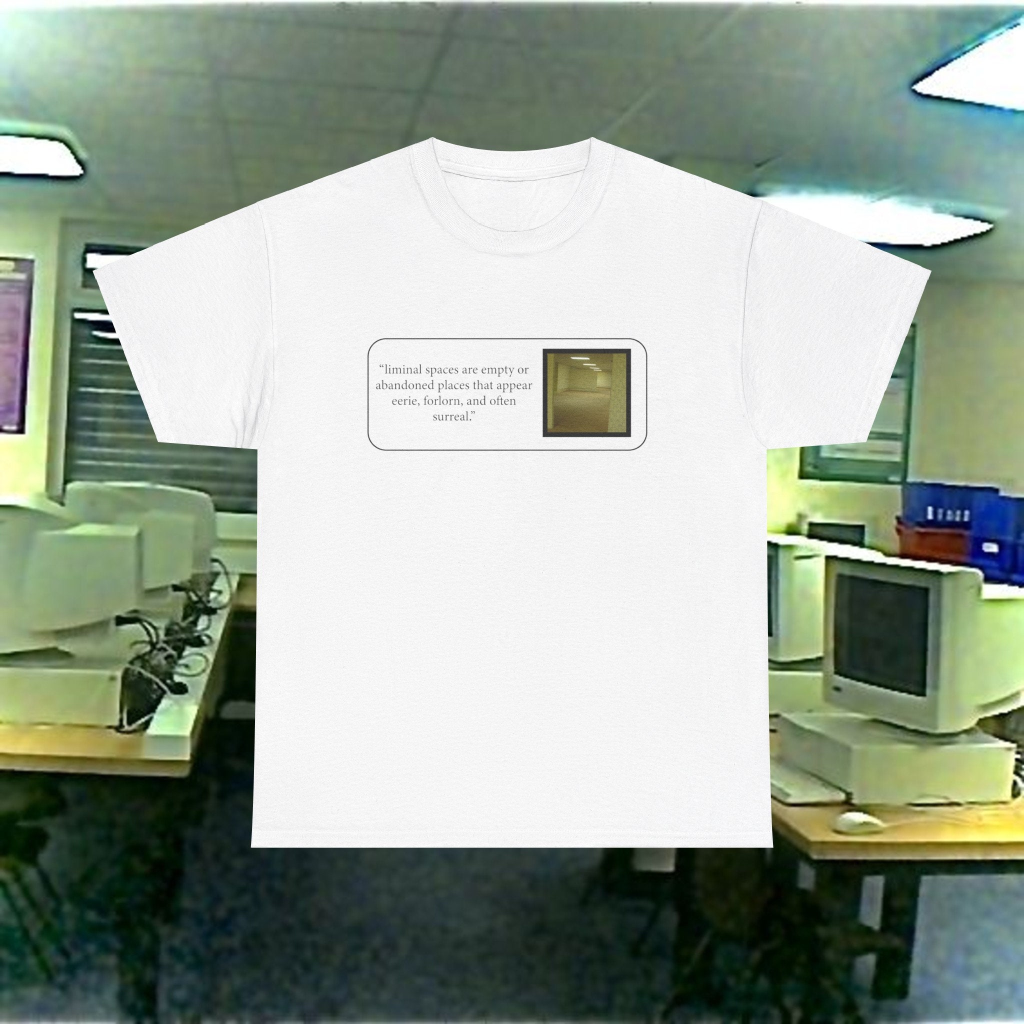 Liminal Space Shirt, Ironic Limal Meme Shirt Aesthetic - Etsy