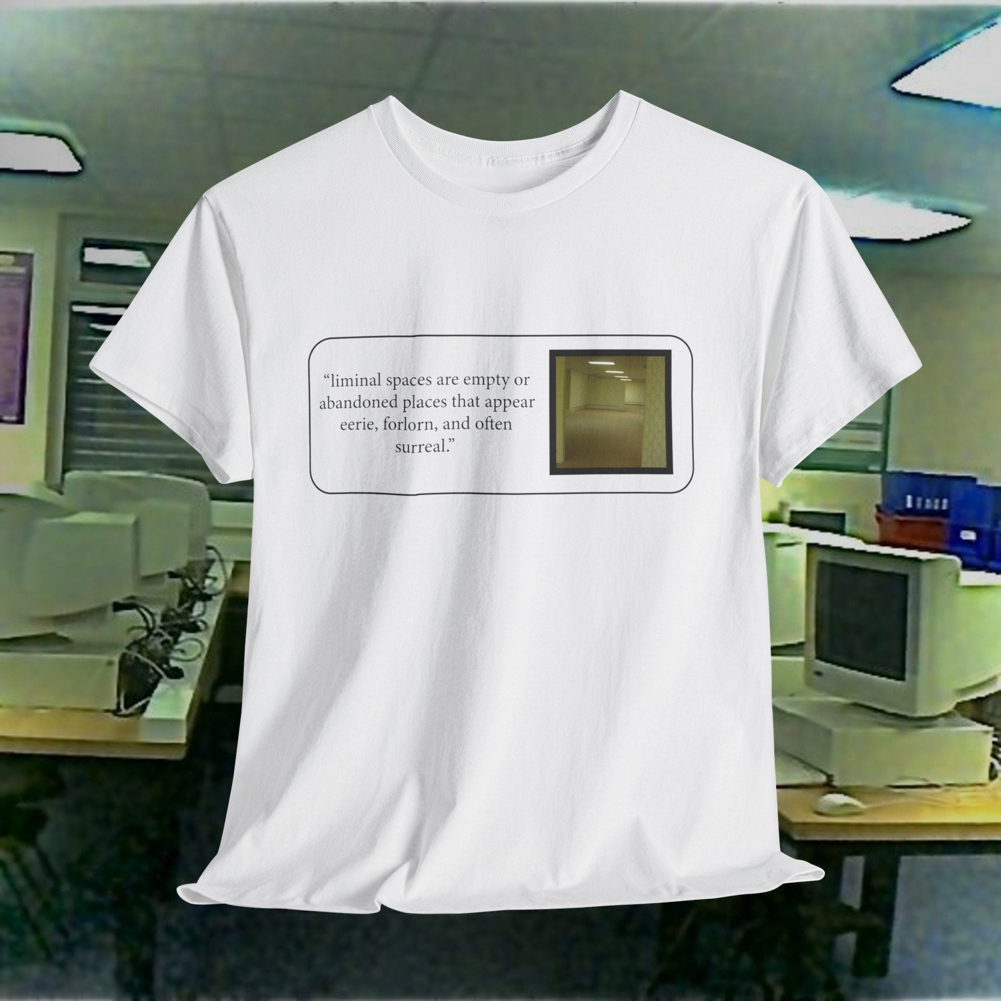 Liminal Space Shirt, Ironic Limal Meme Shirt Aesthetic - Etsy