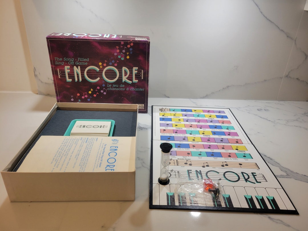 Vintage Encore Board Game That Will Make You Sing Etsy vintage-encore-board-game-that-will-make-you-sing-etsy
