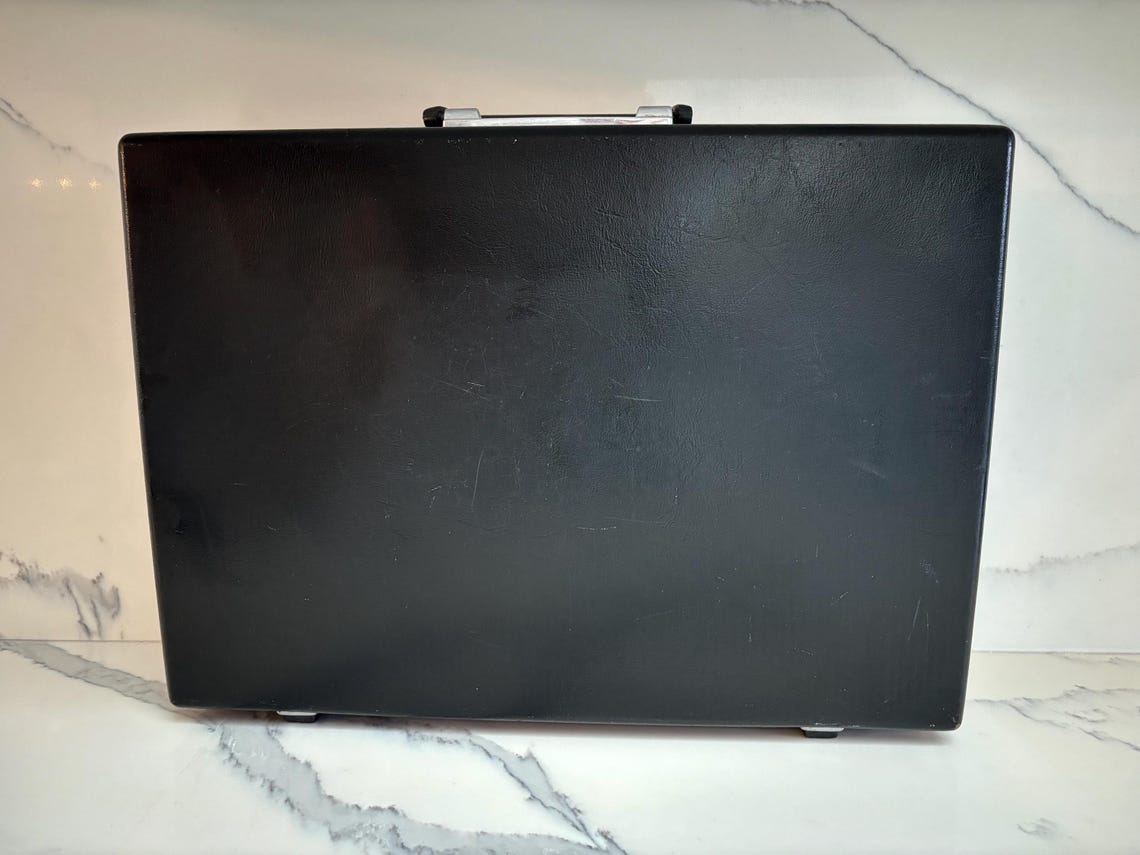 Vintage Samsonite Hard-shell Briefcase With Combination Lock Black - Etsy