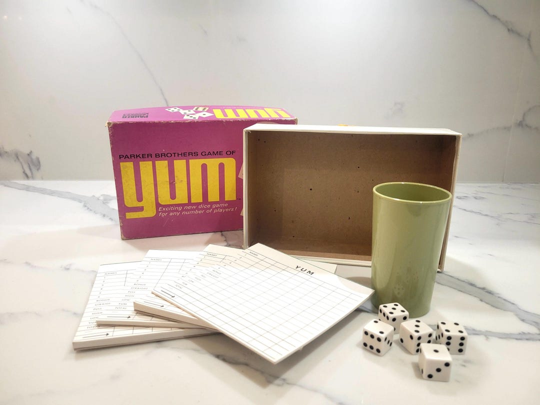 Vintage Yum Board Game by Parker Brothers Great Condition - Etsy