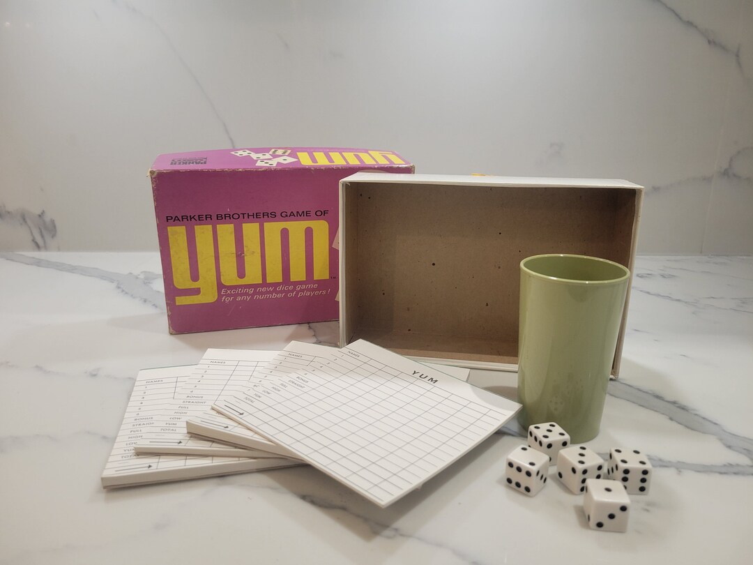 Vintage Yum Board Game by Parker Brothers Great Condition - Etsy