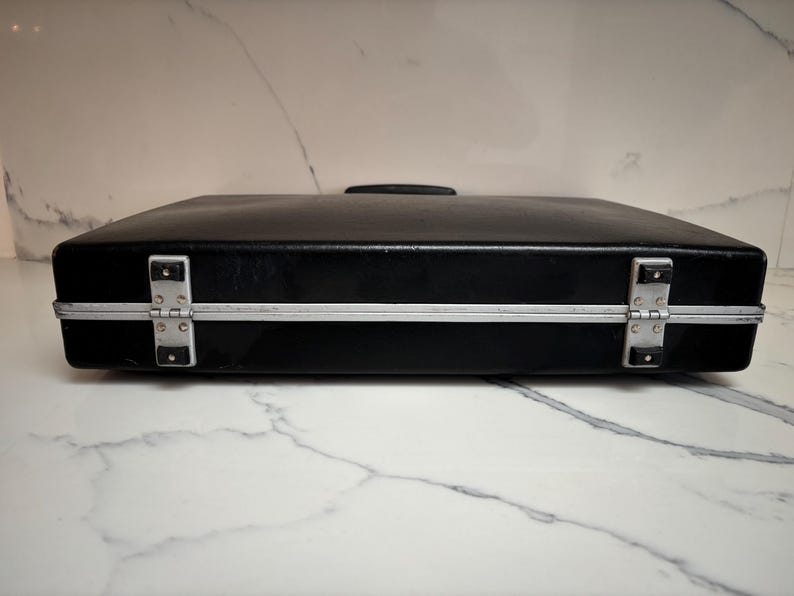 Vintage Samsonite Hard-shell Briefcase With Combination Lock Black - Etsy
