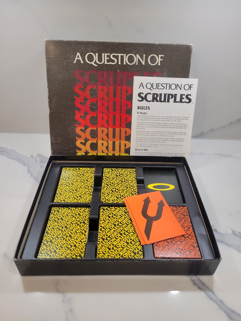 Vintage Scruples Board Game - Etsy