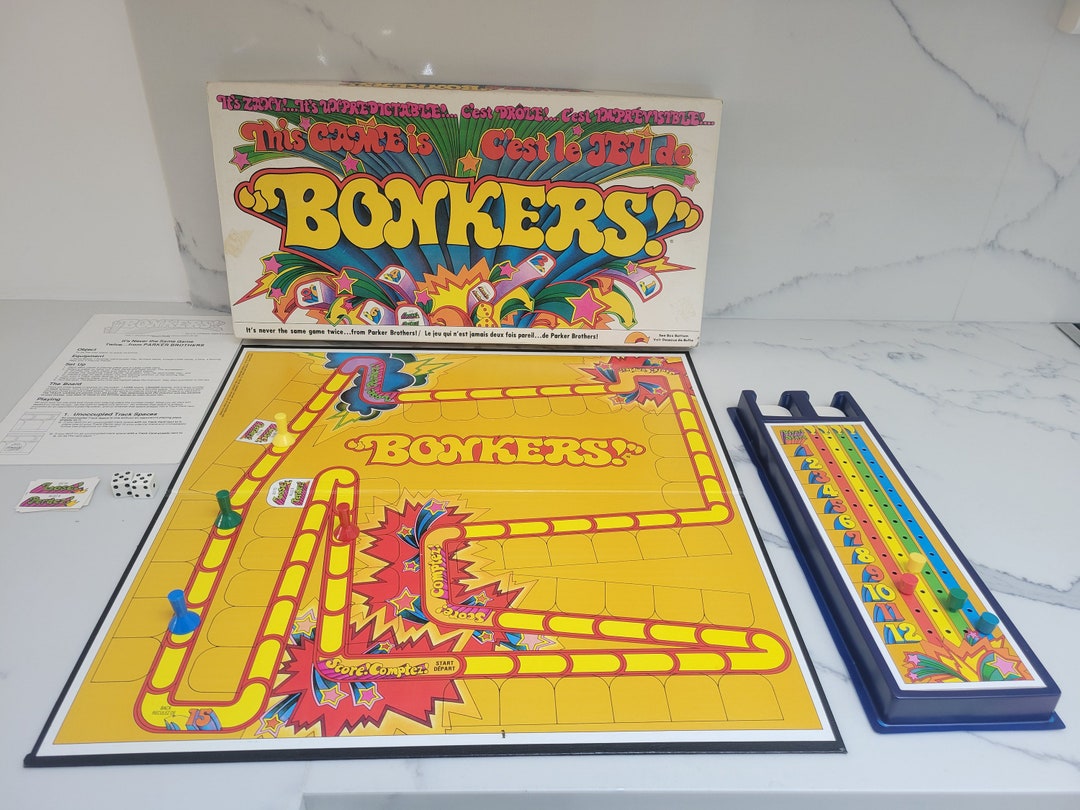 Vintage 1970 Bonkers Board Game - Etsy