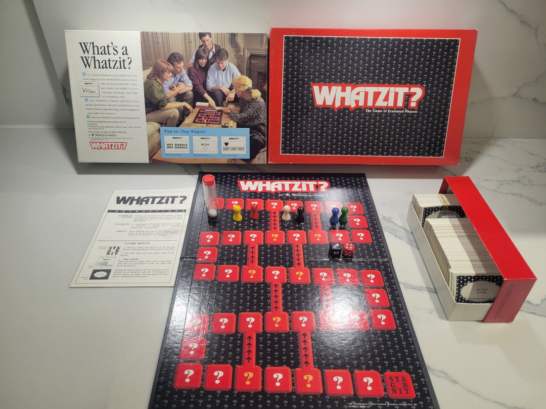 Vintage Whatzit? Board Game - Etsy